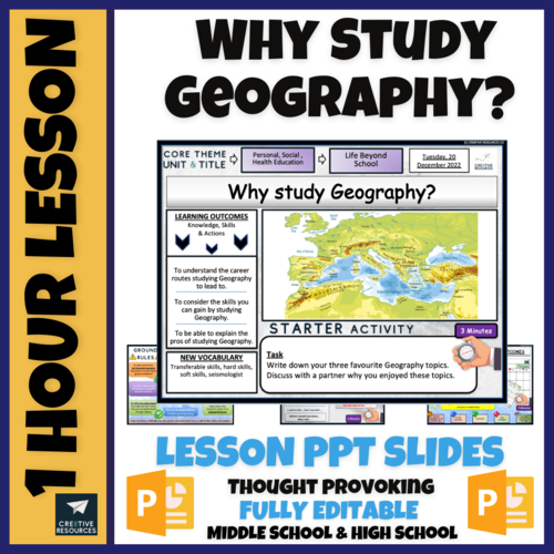Why Study Geography? + Careers | Teaching Resources