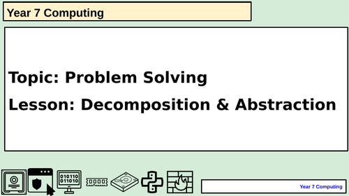 Computing Ks3 Problem Solving Computational Thinking Teaching
