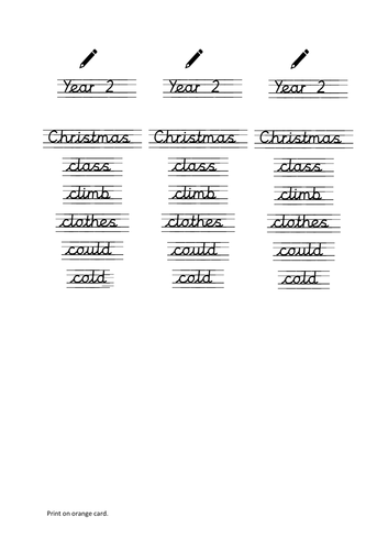 Year 2 Common Exception Word Spelling Bookmark | Teaching Resources