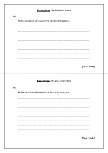 A-Level Psychology - THE ENDOCRINE SYSTEM [Biopsychology Topic ...