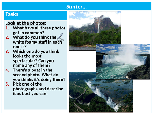 Rivers Waterfall Lesson | Teaching Resources