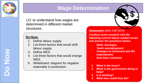 Edexcel Economics Theme 3 Business behaviour and the labour market(3 of ...
