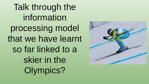 A Level PE Information Processing | Teaching Resources