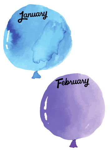 Birthday Balloons Display | Teaching Resources