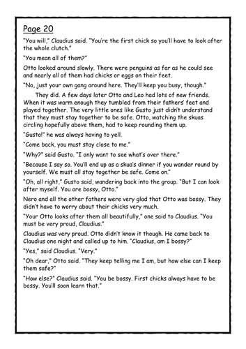Reading- The Penguin Who Wanted to Find Out by Jill Tomlinson ...