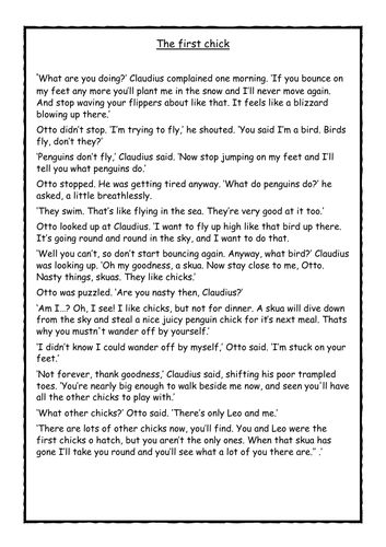 Reading- The Penguin Who Wanted to Find Out by Jill Tomlinson ...