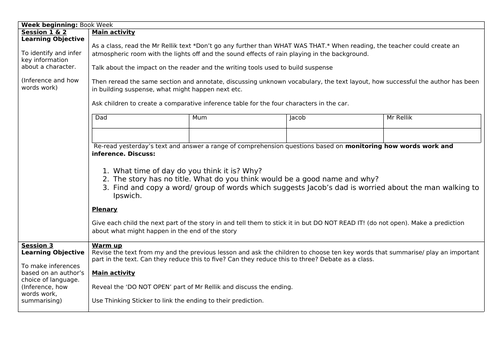 Year 6 Reading Comprehension - Mr Relik | Teaching Resources