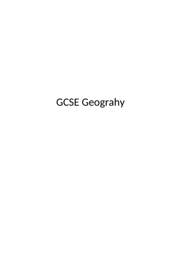 Edexcel B GCSE Geography Paper 2 - UK Geographical Issues - Revision ...