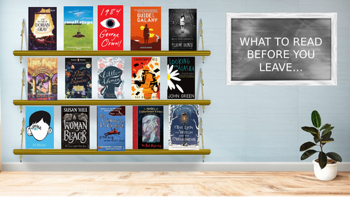 What To Read Before You Leave School | Teaching Resources What To Read Before You Leave School | Teaching Resources