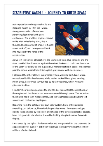KS2 Descriptive Writing Example Texts! (WAGOLLs) | Teaching Resources
