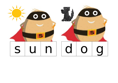 Supertato word building | Teaching Resources