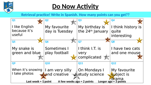 KS3 Spanish - Viva 1 - Mi insti - Full series of lessons | Teaching ...