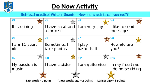 KS3 Spanish - Viva 1 - Mi insti - Full series of lessons | Teaching ...