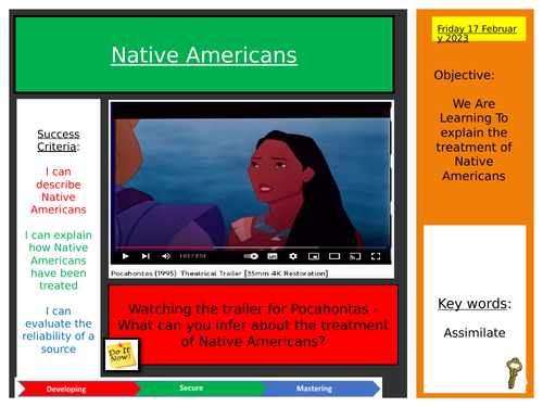 Native Americans - Full Lesson | Teaching Resources