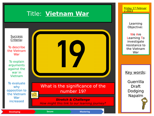 Resistance to the Vietnam War - Full Lesson | Teaching Resources