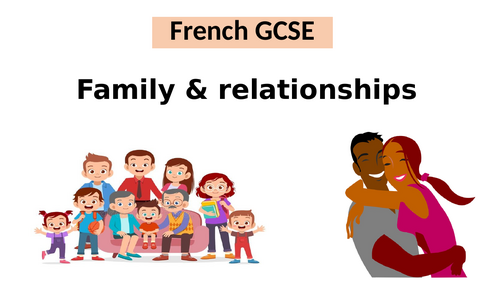 French GCSE Family and relationships | Teaching Resources