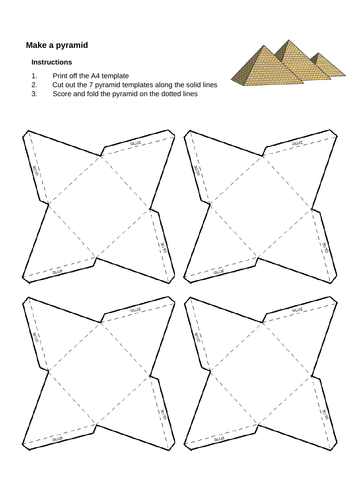 Make a pyramid | Teaching Resources