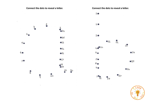 Dot to dot alphabet handwriting | Teaching Resources