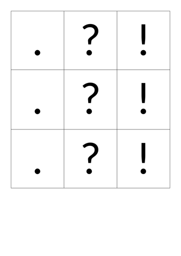 SPaG - Full Stops, Question & Exclamation marks - KS2 | Teaching Resources