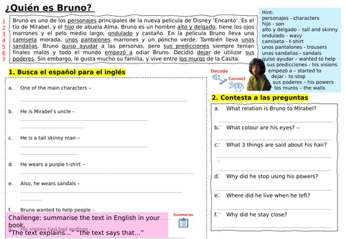 Year 7 Spanish Viva 1 | Teaching Resources