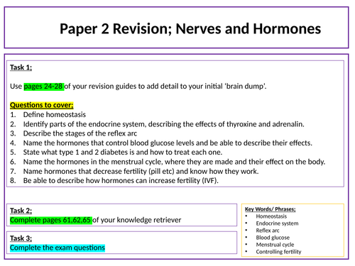 AQA Combined Science Paper 2 Revision Questions and Answers | Teaching ...