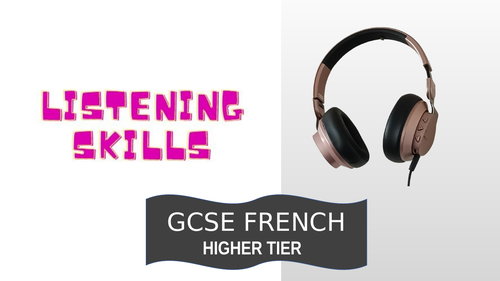 GCSE French Higher Listening tasks 3 themes (AQA) | Teaching Resources