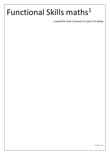 Functional Skills maths bundle - 3 workbooks | Teaching Resources