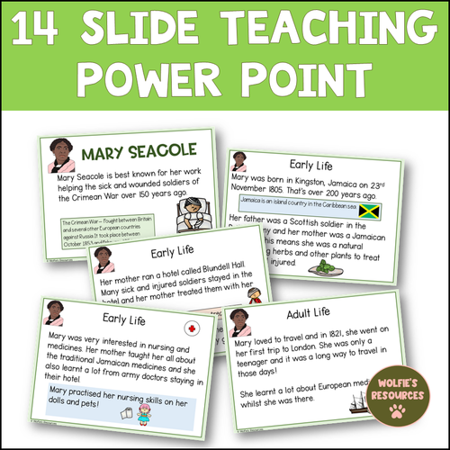Mary Seacole Power Point And Activities KS1 | Teaching Resources