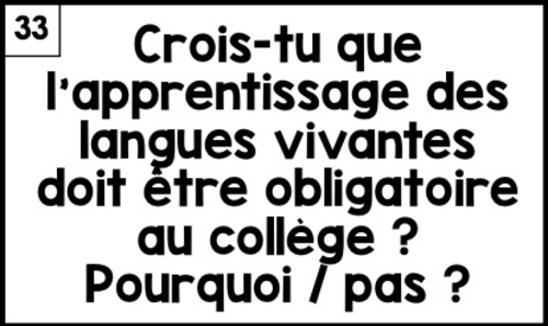 FRENCH SPEAKING & WRITING PROMPTS #1 | Teaching Resources