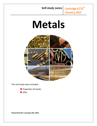 Metals | Teaching Resources