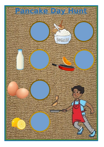 Pancake Day image scavenger hunt | Teaching Resources