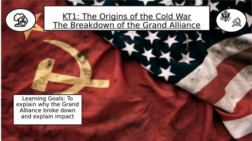 Cold War Tension 1946-1948 Breakdown of Grand Alliance | Teaching Resources