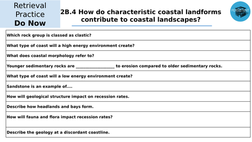 Edexcel A level Geography - Coastal Landscapes & Change - Lessons ...