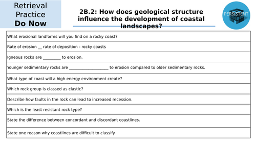 Edexcel A level Geography - Coastal Landscapes & Change - Lessons ...