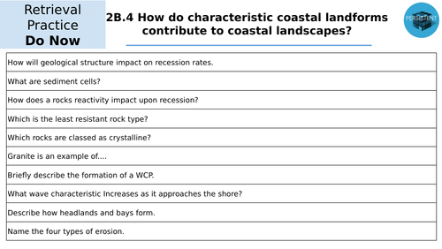 Edexcel A level Geography - Coastal Landscapes & Change - Lessons ...
