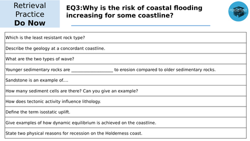 Edexcel A level Geography - Coastal Landscapes & Change - Lessons ...