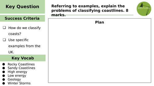 Edexcel A level Geography - Coastal Landscapes & Change - Lessons ...