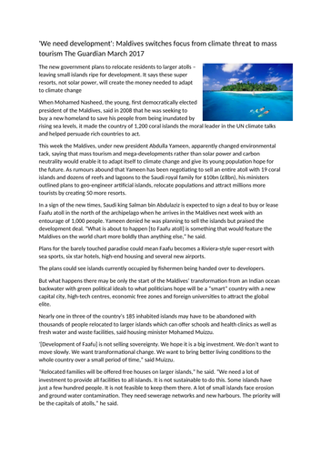 Edexcel A level Geography - Coastal Landscapes & Change - Lessons ...