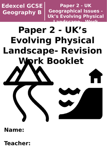 Edexcel B GCSE Geography Paper 2 - UK Physical Landscapes Exam Question ...