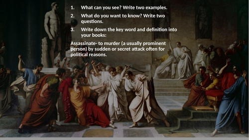 3. The Assassination of Julius Caesar | Teaching Resources