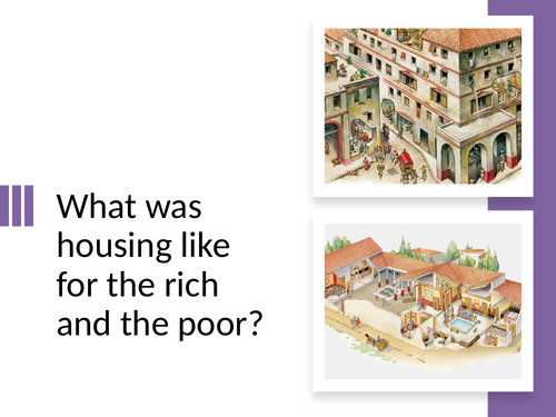4. Housing for Rich and Poor Romans | Teaching Resources