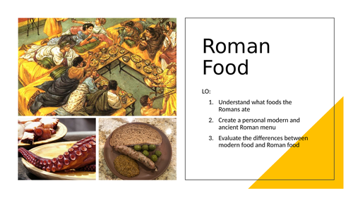 6. What did the Romans Eat? | Teaching Resources