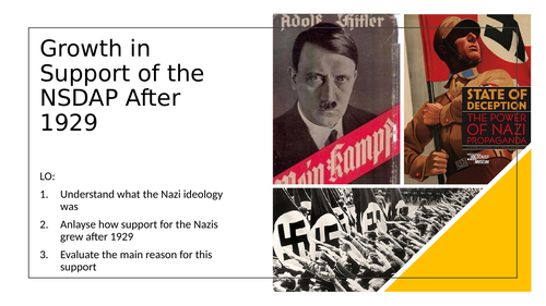 2. Growth in Support of the NSDAP After 1929 | Teaching Resources