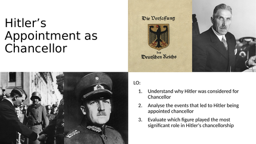 3. Hitler's Appointment as Chancellor | Teaching Resources