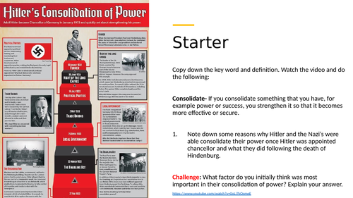 4. Reasons and Methods Used in the Consolidation of Power, 1933-34 ...
