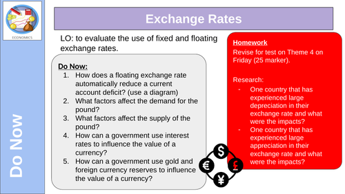Edexcel Economics Theme 4 A global perspective (2 of 3) | Teaching ...