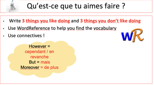 Qu'est-ce que tu aimes faire ? Y7/Y8 French | Teaching Resources