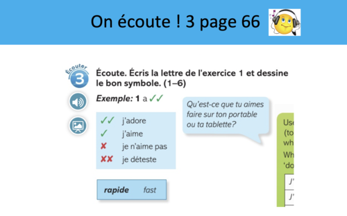 Qu'est-ce que tu aimes faire ? Y7/Y8 French | Teaching Resources