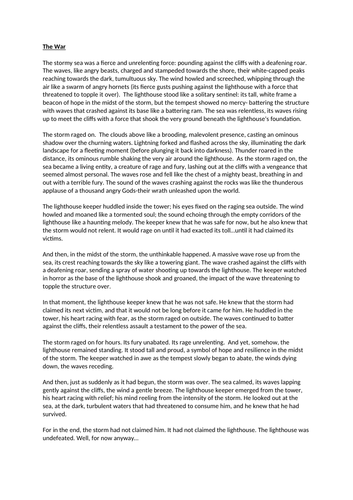 AQA GCSE English Lang Paper 1 City of the Beasts Allende Creative ...