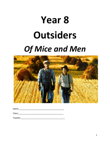 Of Mice & Men Resources Booklet | Teaching Resources